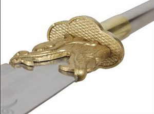 Dragon Head Stainless Steel Chinese Pudao Two Pieces