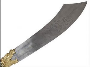 Dragon Head Stainless Steel Chinese Pudao Two Pieces