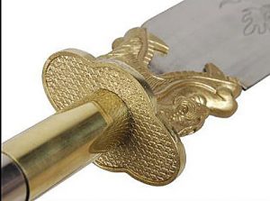 Dragon Head Stainless Steel Chinese Pudao Two Pieces
