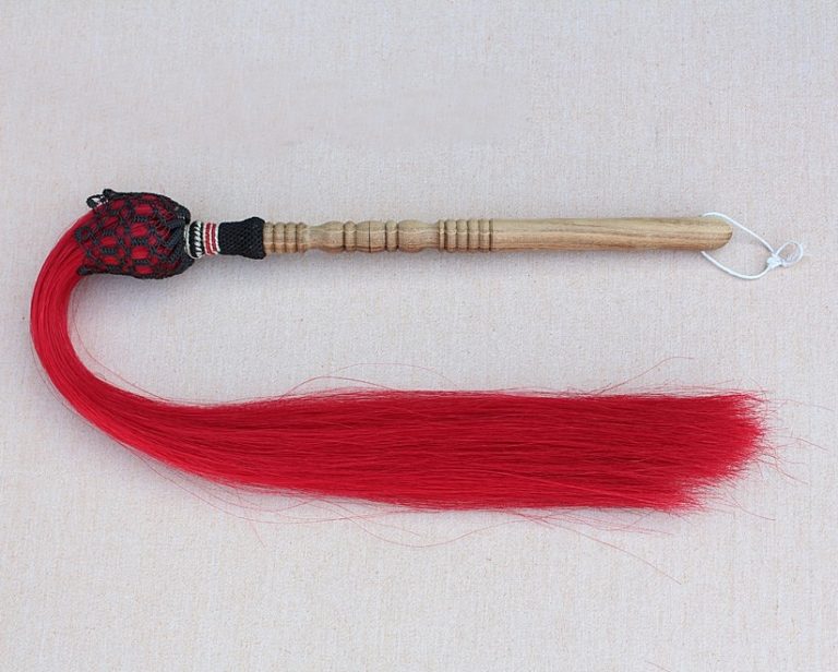 Traditional Wudang Taoist Horsetail Whisk Fuchen with Bag | Red Hair [2 ...