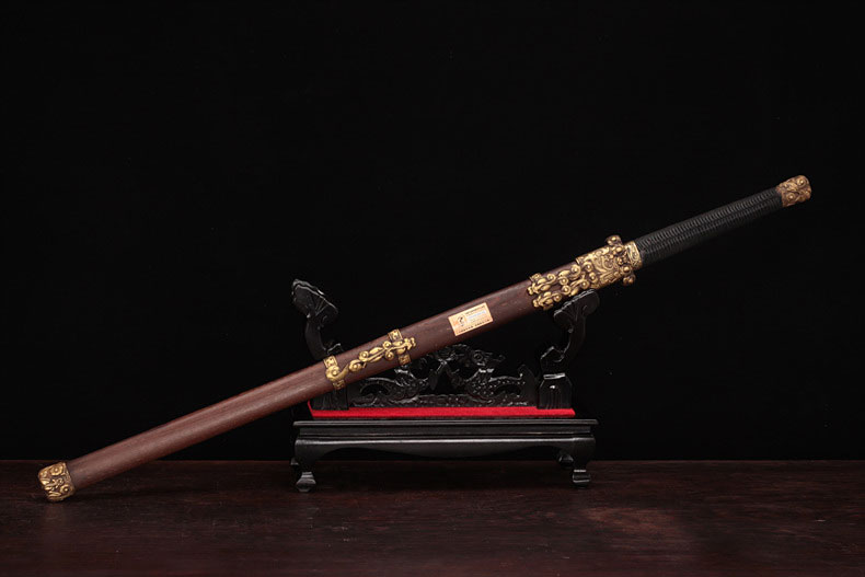 Chinese Qin Tai Chi Jian | Pattern Steel, Flexible Blade - Internal ...
