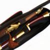 Black Martial Arts Canvas Sword Carrying Bag 1.1 m - Internal Wudang Store