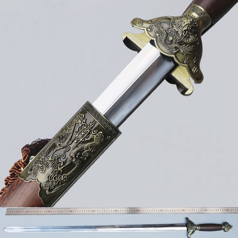 Chinese Dragon Double Tai Chi Jian | Stainless Steel [3 Sizes ...